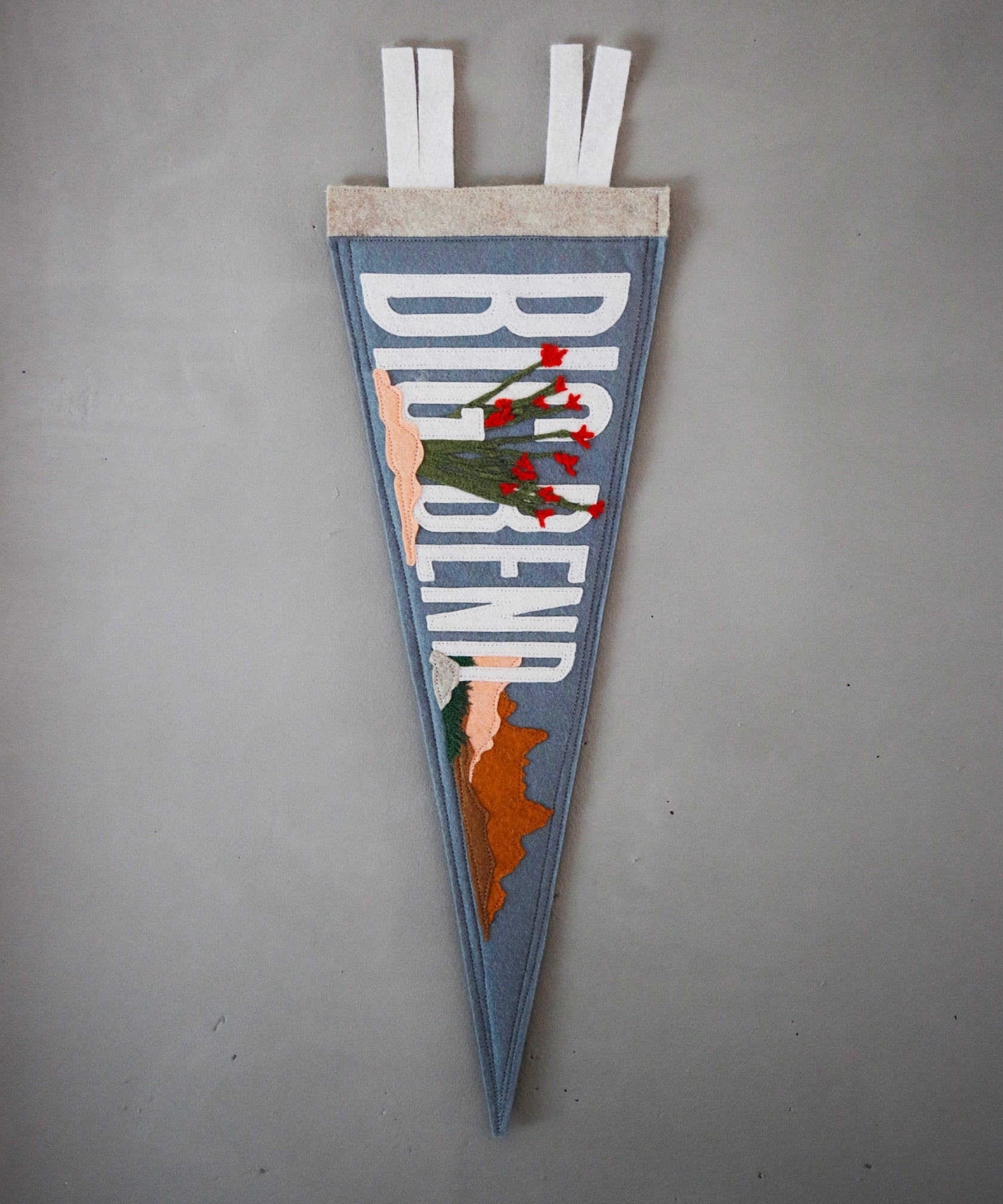 Big Bend Felt Pennant by Head West Studio – HeadWestStudio