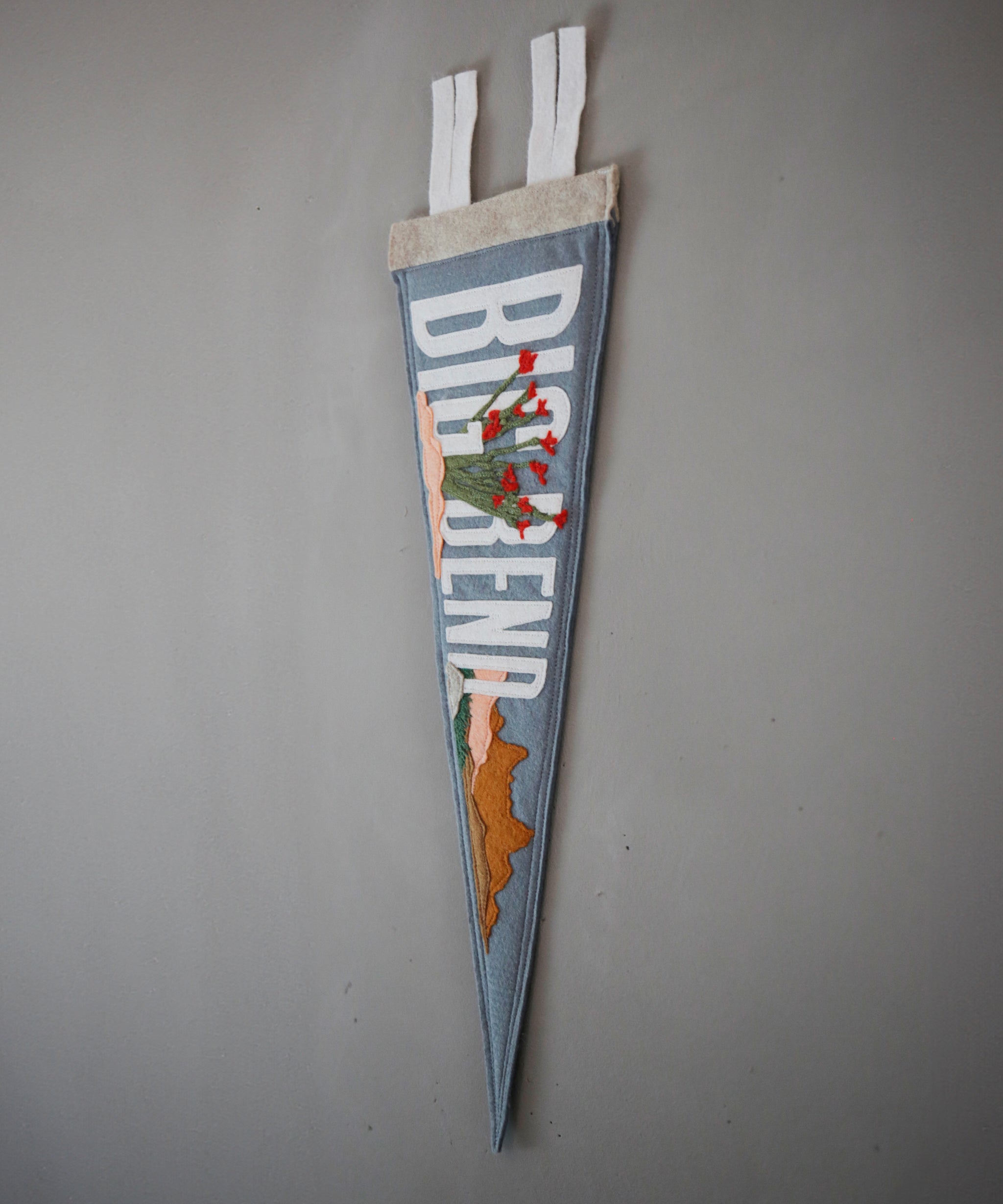 Big Bend Felt Pennant by Head West Studio – HeadWestStudio