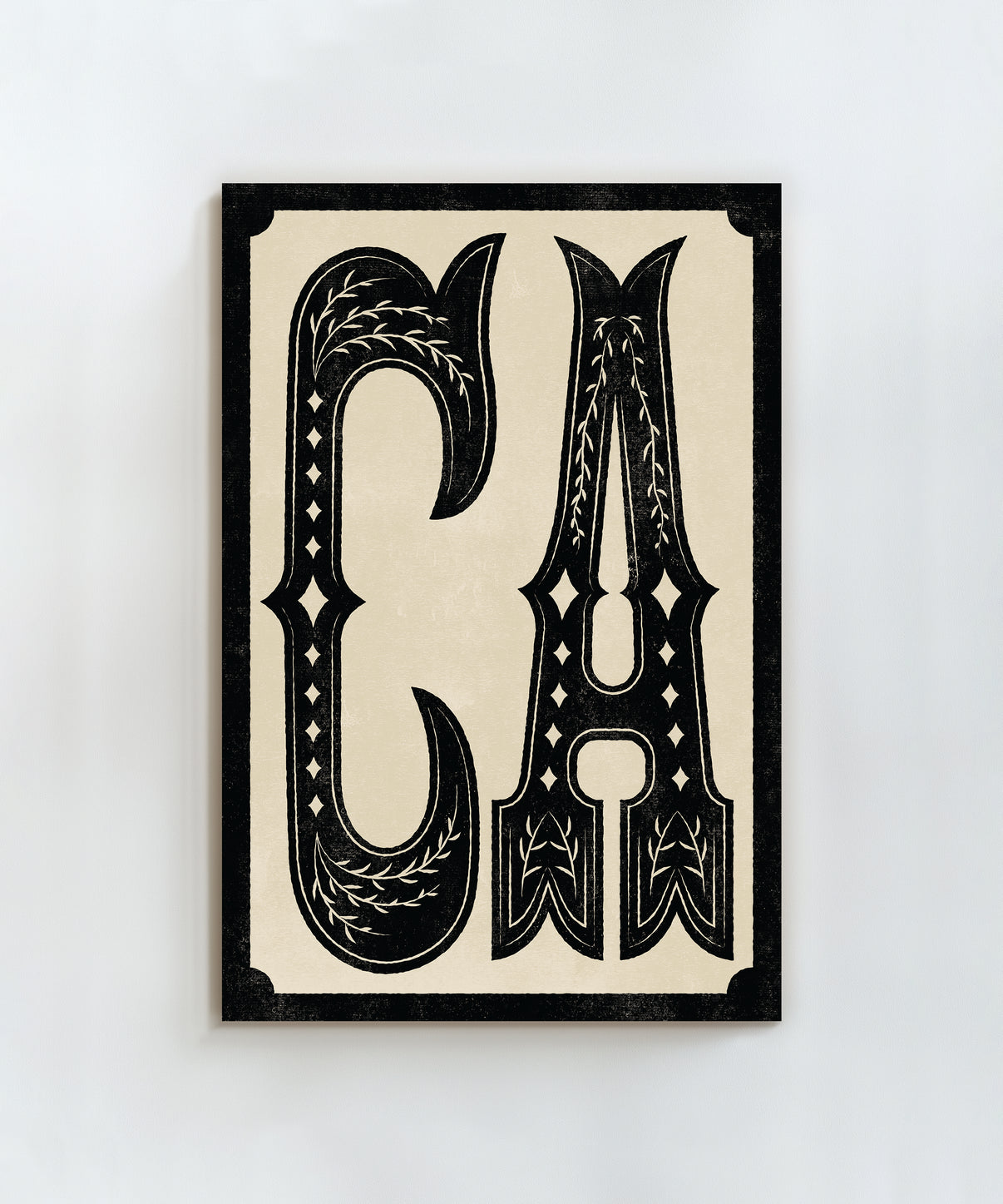 Large Letters - CA by Head West Studio – HeadWestStudio