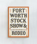 Fort Worth Stock Show and Rodeo Poster – HeadWestStudio