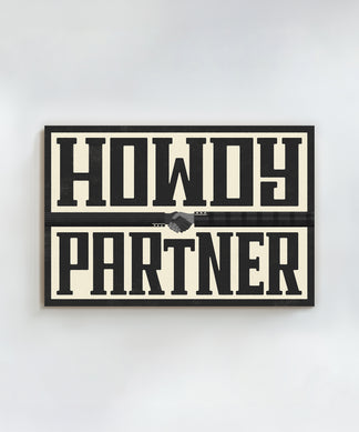 Howdy Partner #1 by Head West Studio – HeadWestStudio