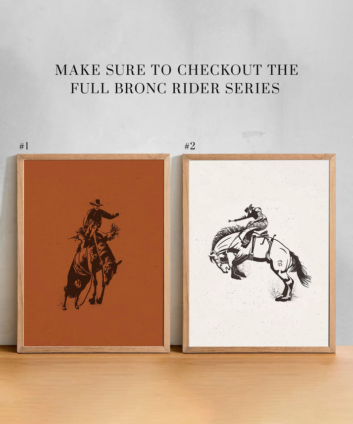 Bronc Rider #3 of 3 – HeadWestStudio
