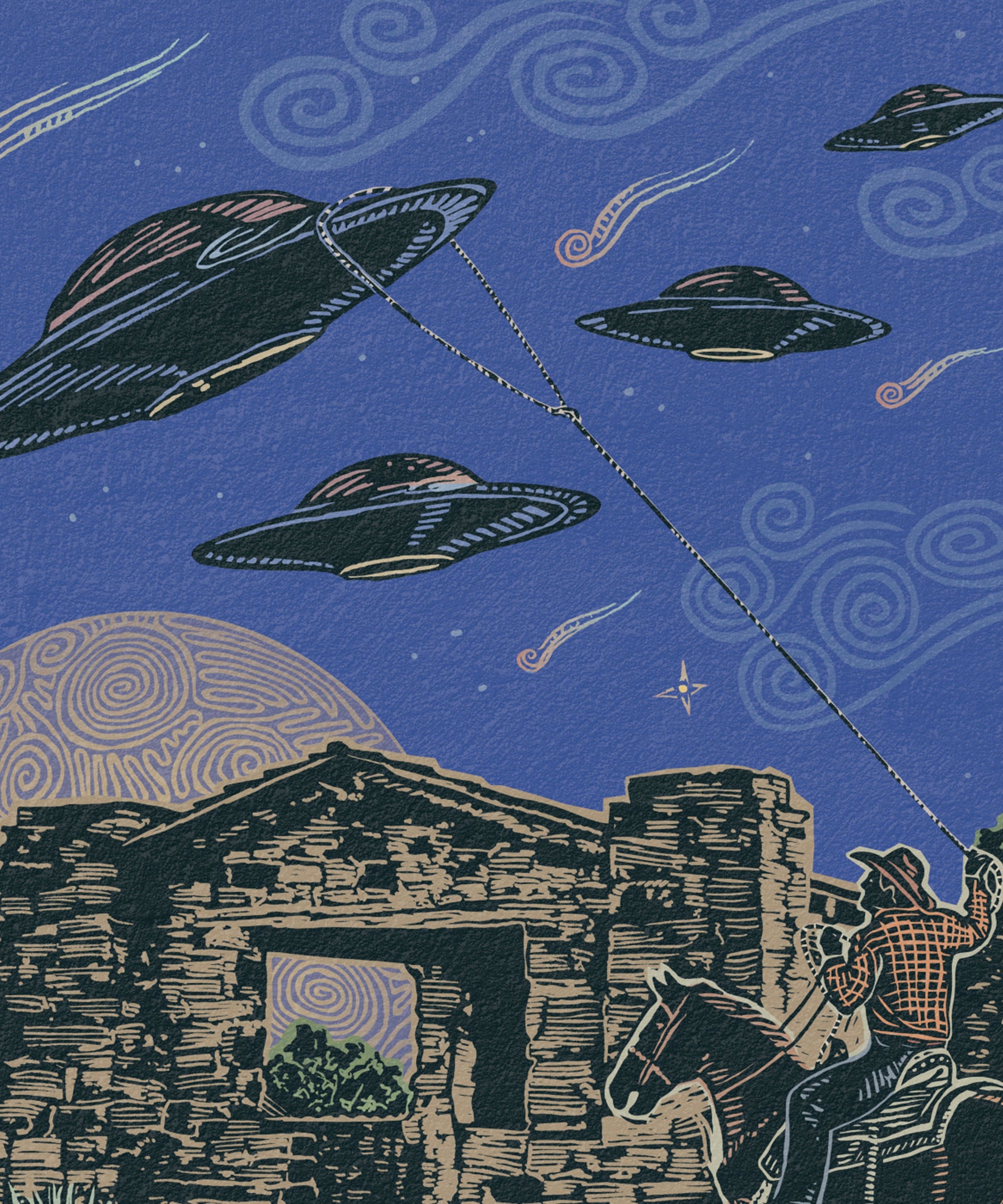 Cowboy and Aliens by Bryan Peterson – HeadWestStudio