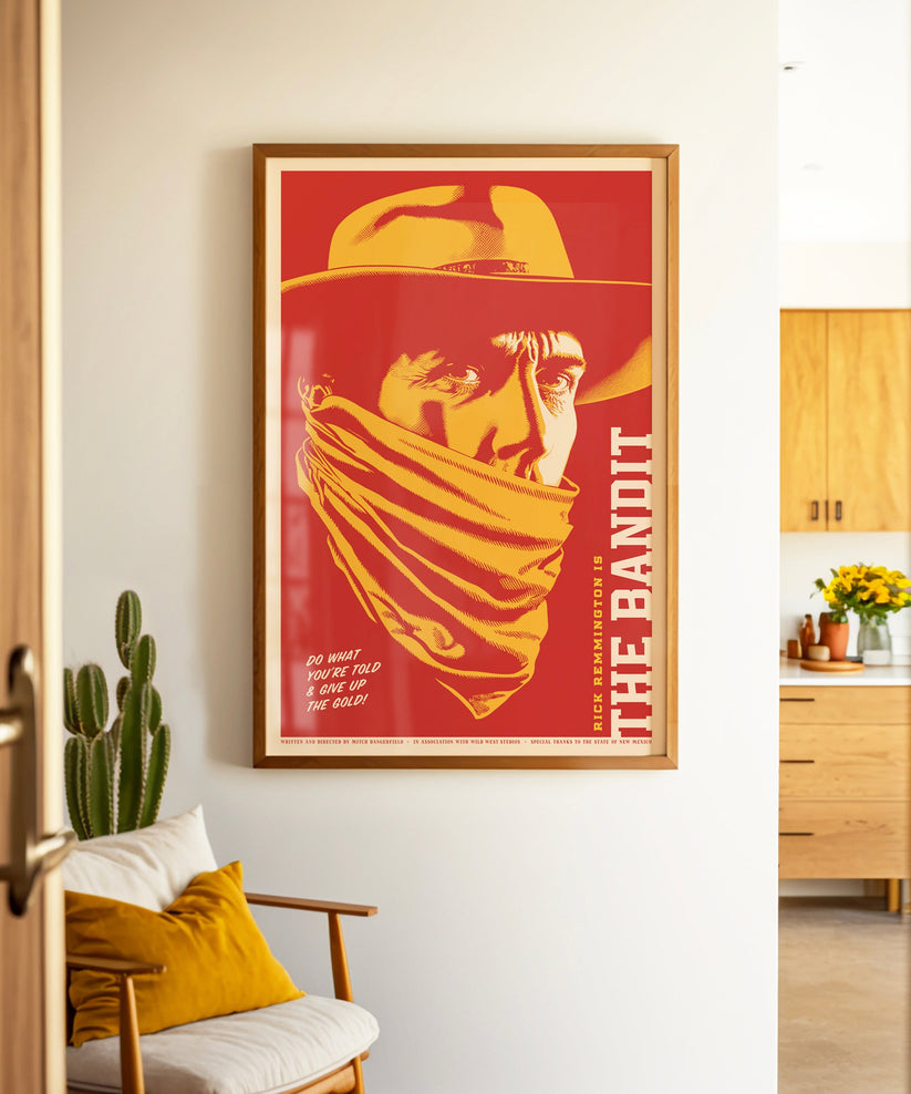 Western Movie Poster #3 of 3 - The Bandit – HeadWestStudio